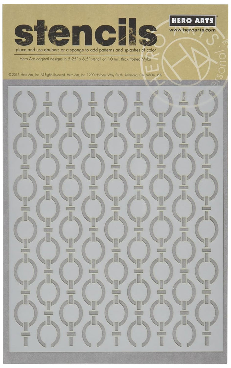 Stencil / Plantilla - Repeating Loops - Hero Arts – Cosas Lindas