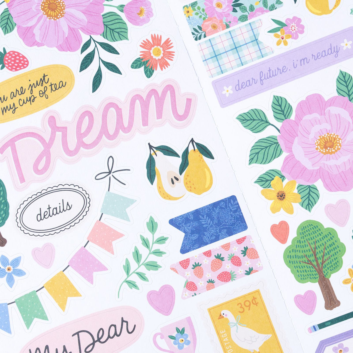 Sticker 6x12 - Poppy & Pear - Bea Valint – Cosas Lindas