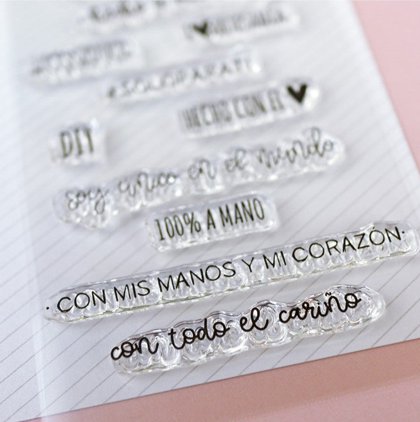 Sello Frases DIY - Alúa Cid – Cosas Lindas